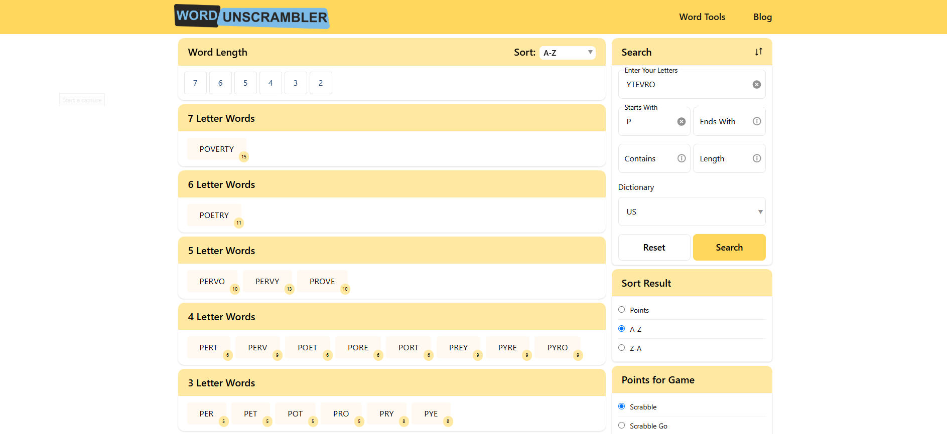 Word Unscrambler Unscramble Letters And Words Quickly